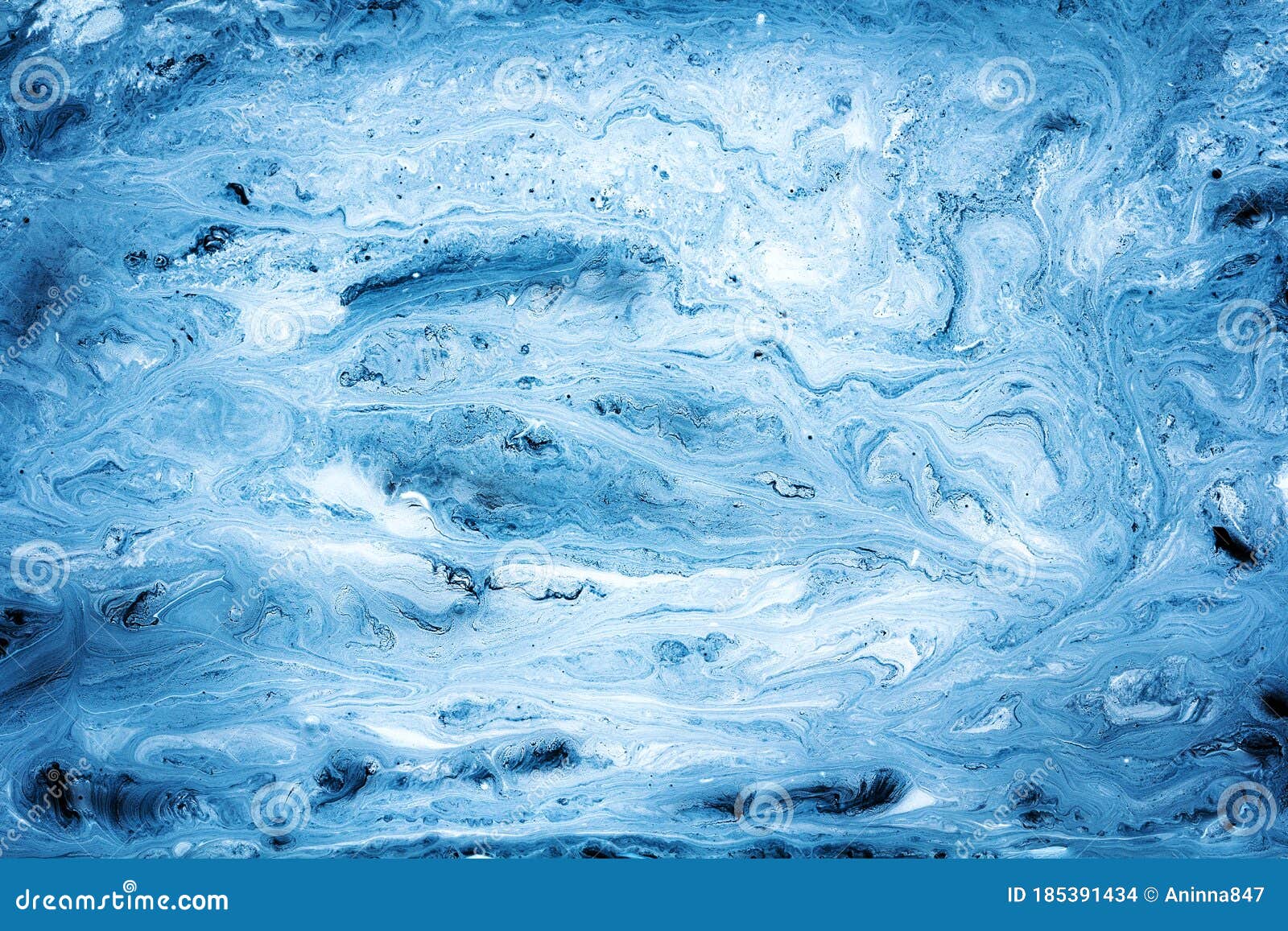 Abstract Blue Background with Marble Effect Stock Photo - Image of ...