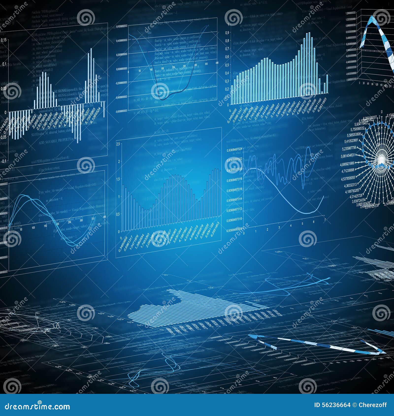 Abstract blue background stock illustration. Illustration of ...