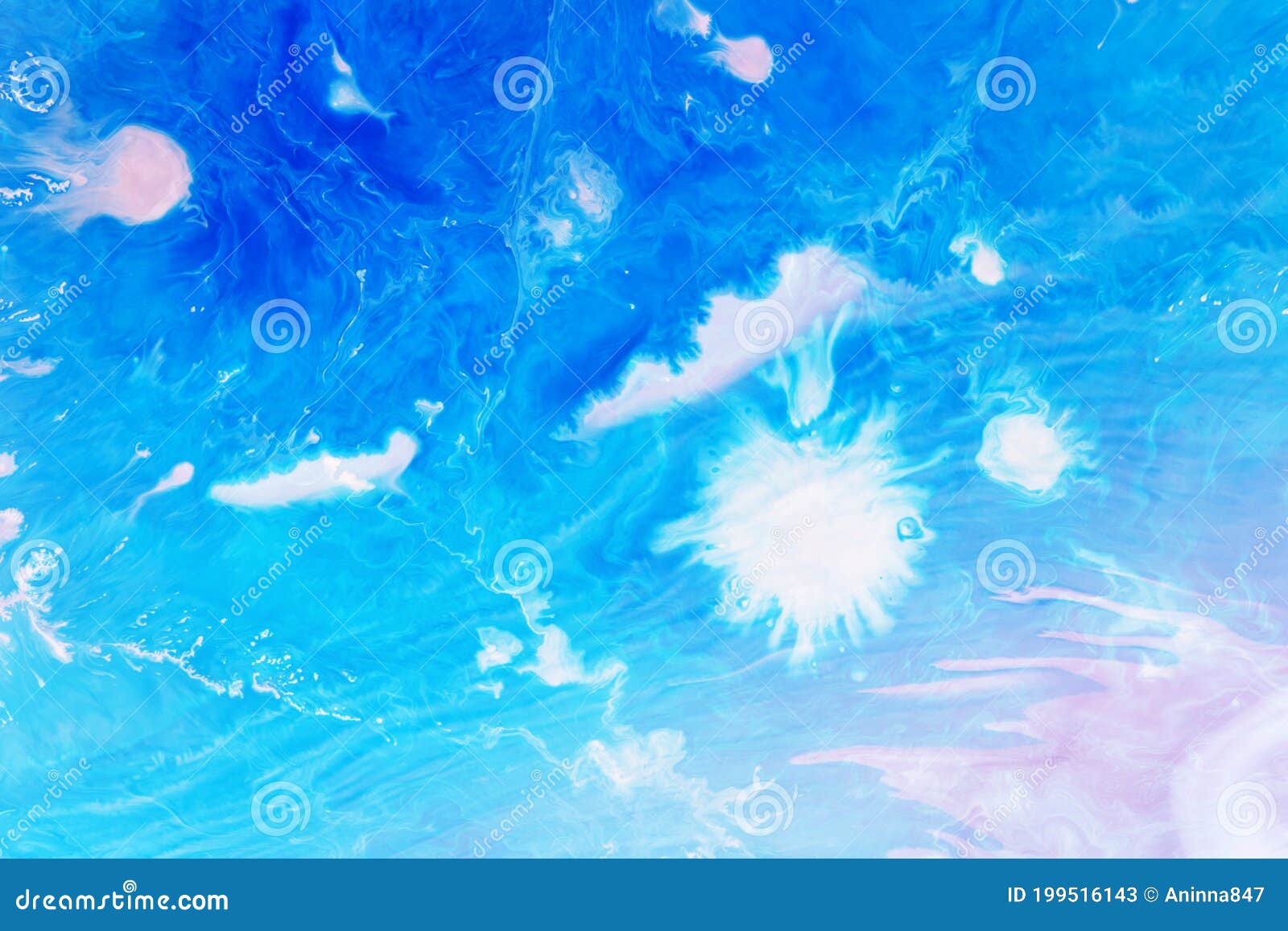 Abstract Blue Background from a Mixing Colors Stock Image - Image of ...