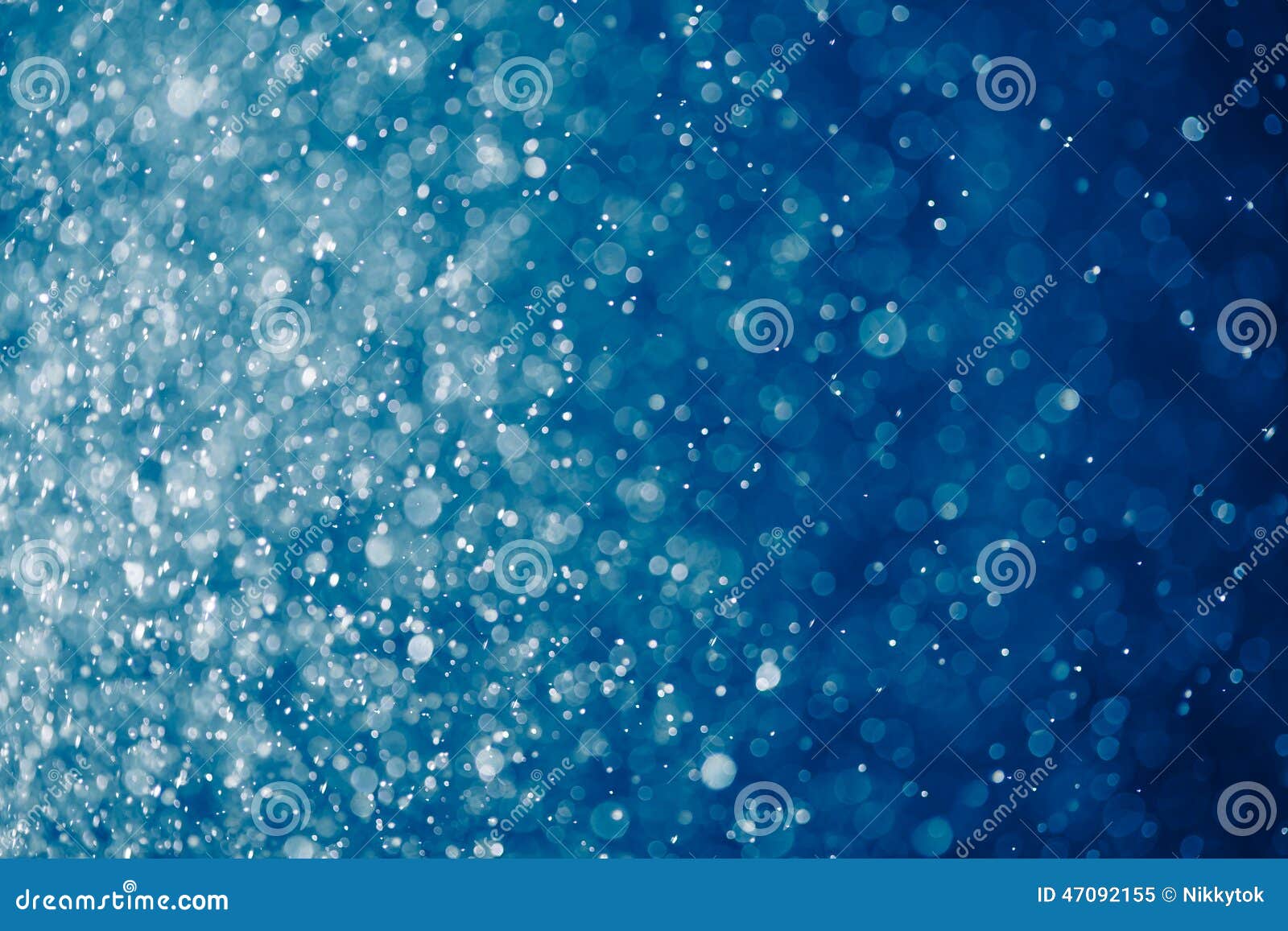Abstract Blue Background with Particles Stock Image - Image of boke ...