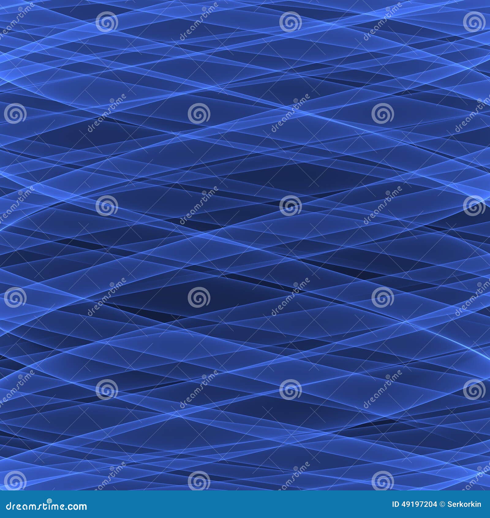 Abstract Blue Background Pattern. Bright Blue Lines on the Dark Blue ...