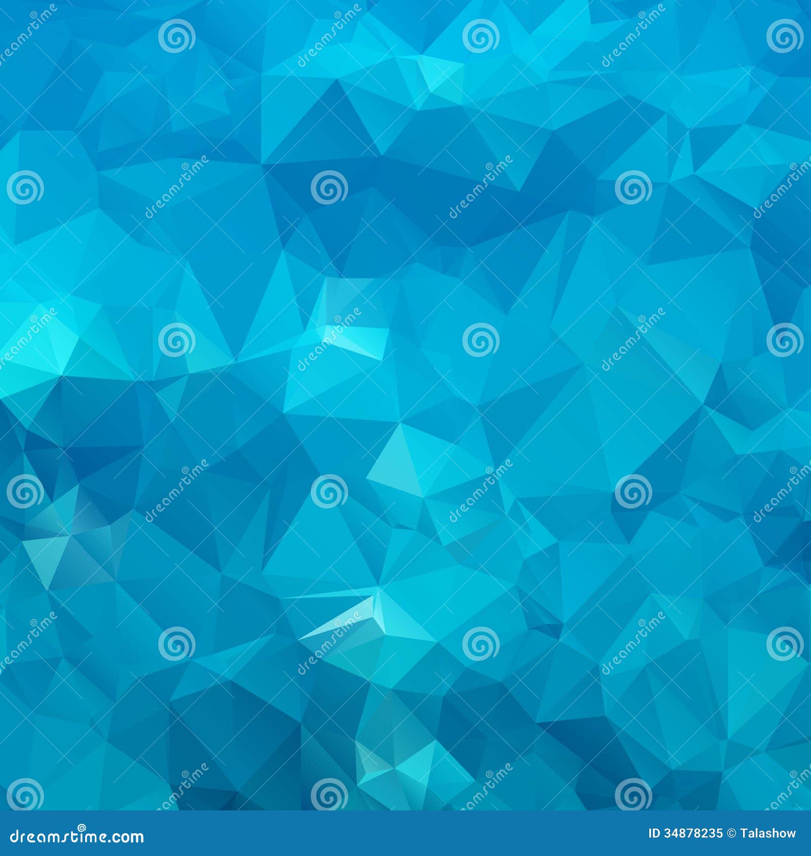Abstract Blue Background Polygon. Stock Vector - Illustration of light ...