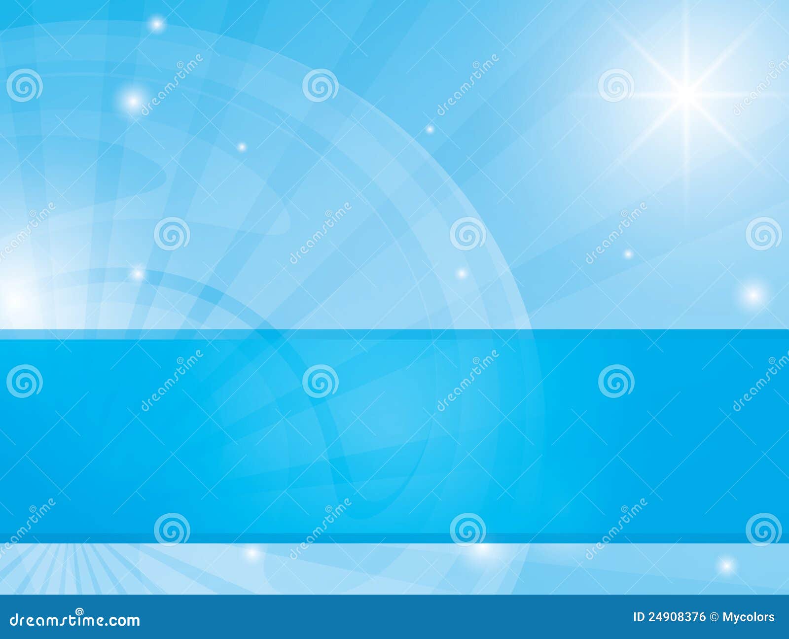 Abstract Blue Background with Radiant Rays -eps Stock Vector ...