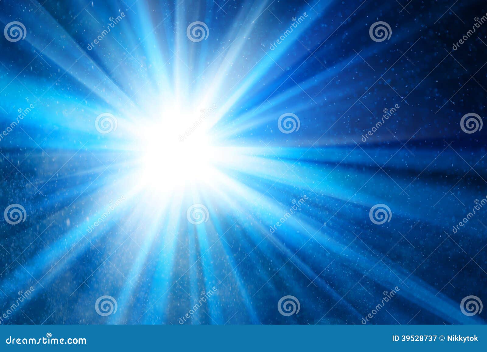 Abstract Blue Background with Rays Stock Image - Image of blue, glowing ...