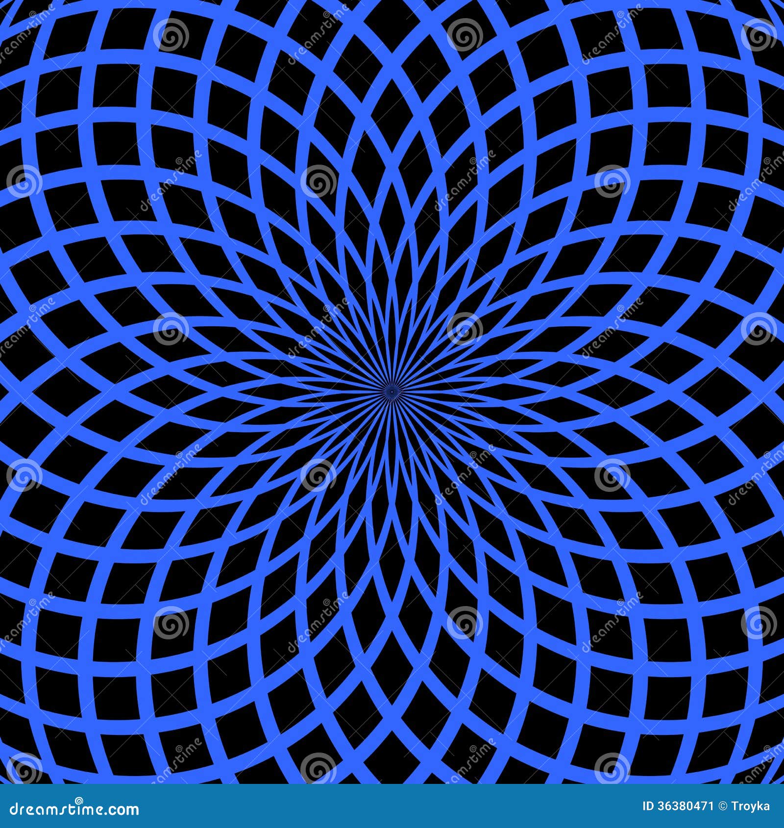 Abstract Blue Background. Rotation Pattern Stock Vector - Illustration ...