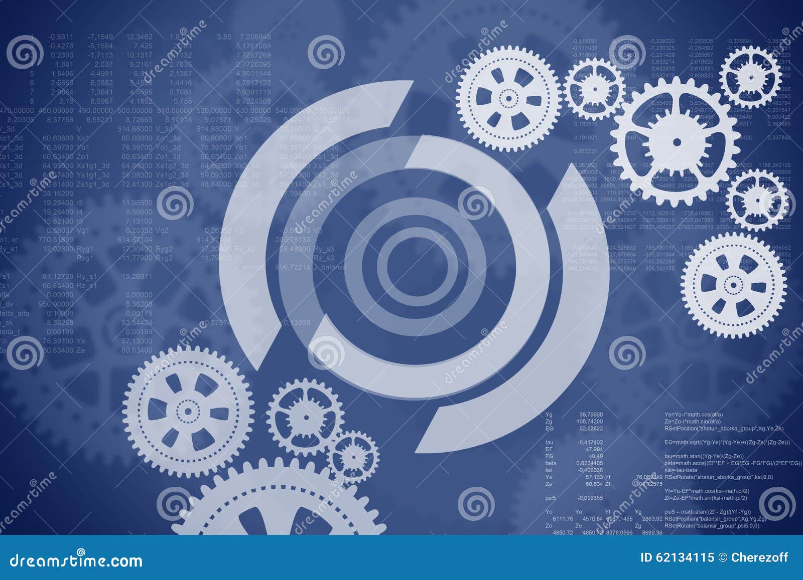 Abstract Blue Background with Shafts Stock Illustration - Illustration ...