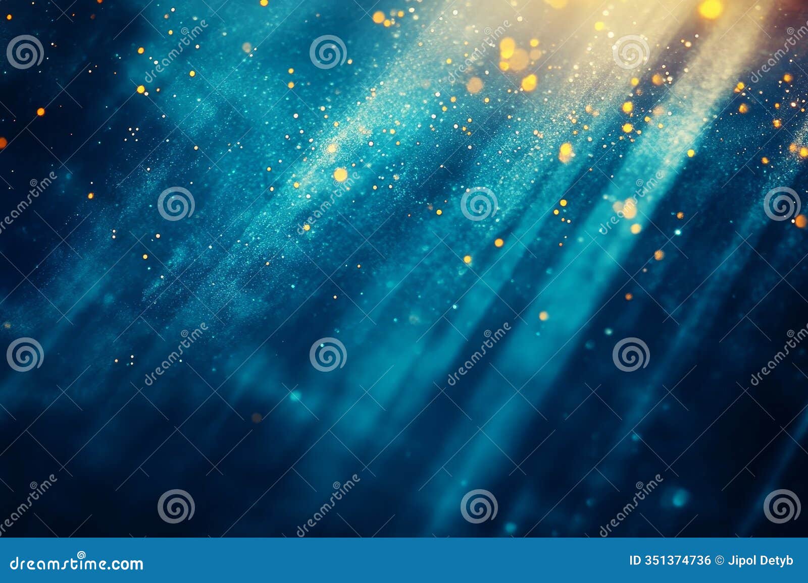 Abstract Blue Background with Shimmering Light Effects and Vibrant ...