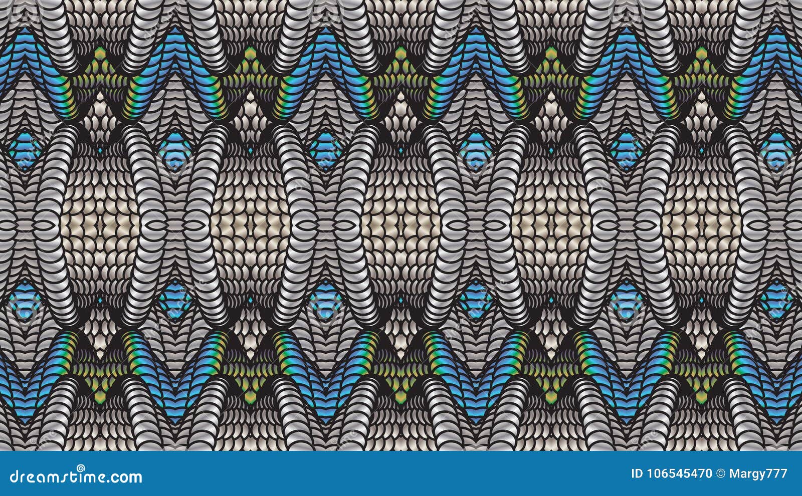 Abstract Blue Background with Silver Patterns for the Design of Stock ...