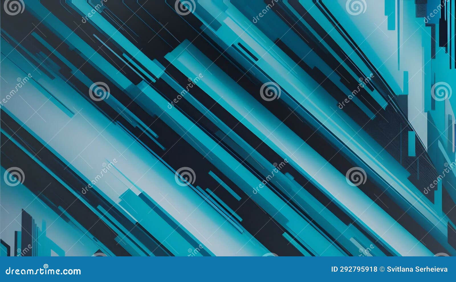 Abstract Blue Background, Slider Shot. Generated with AI Stock Footage ...
