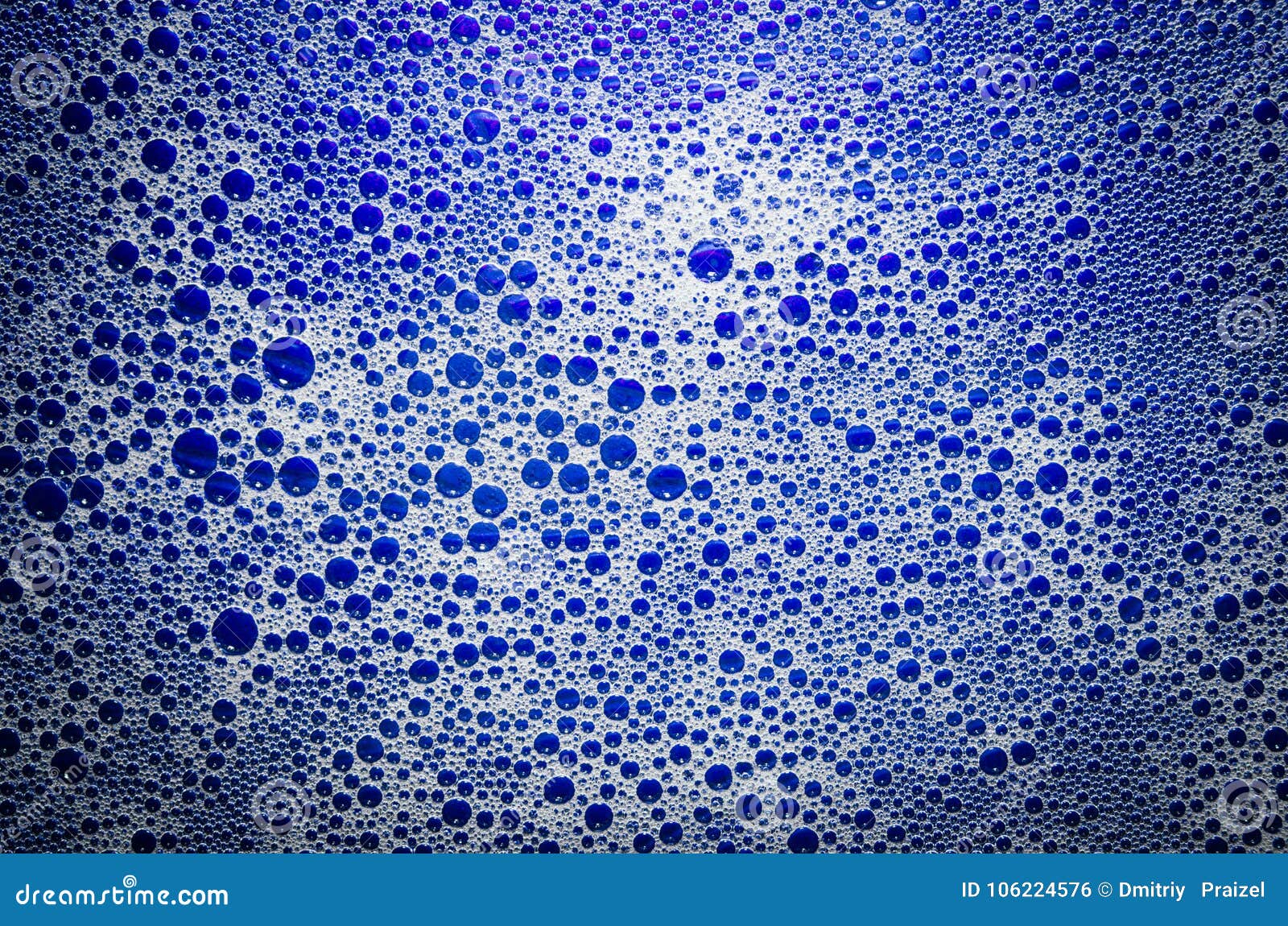 Abstract Blue Background of Soap Bubbles Stock Photo - Image of ...
