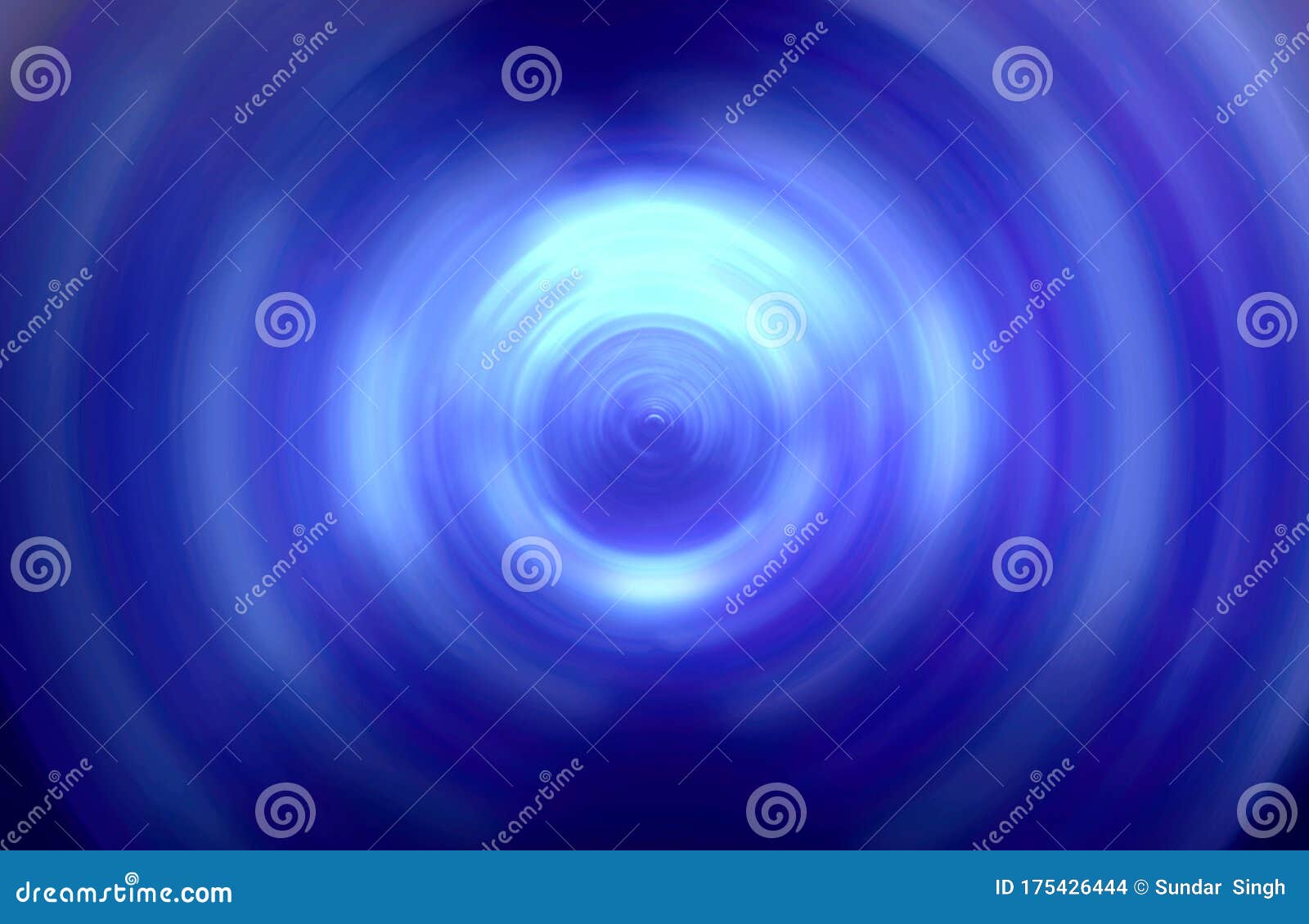 Abstract Blue Background of Spin Circle Radial Blur. Stock Illustration ...