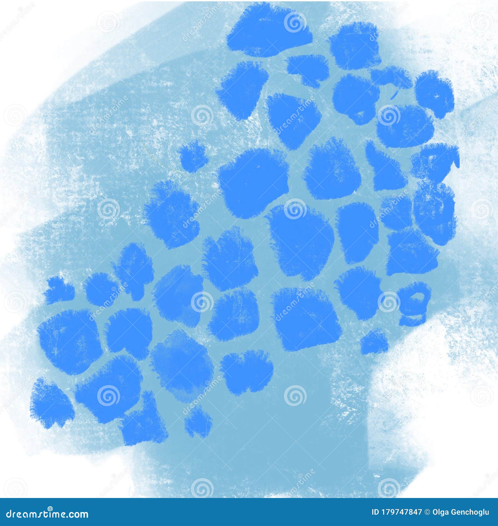 Abstract Blue Background with Blue Spots Stock Image - Image of liquid ...