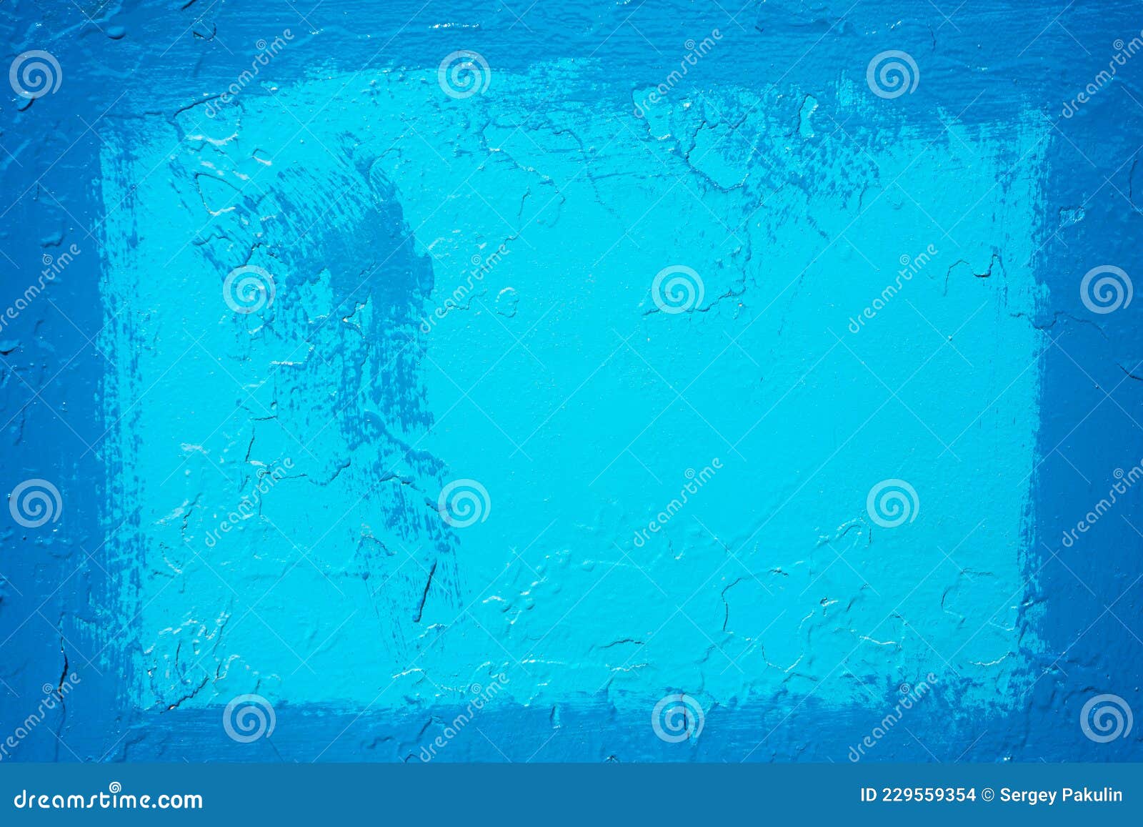 Abstract Blue Background. Square Frame Blue Paint Stock Photo - Image ...
