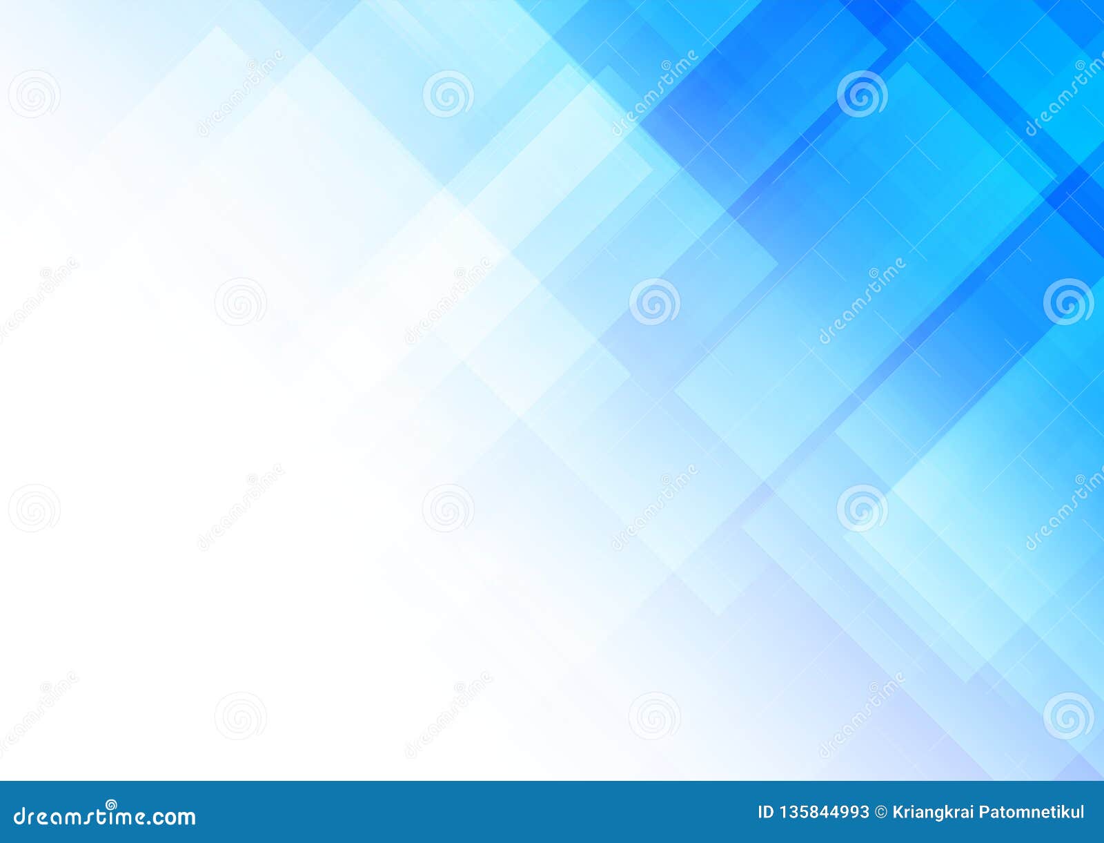 Abstract Blue Background with Square Shapes Stock Vector - Illustration ...