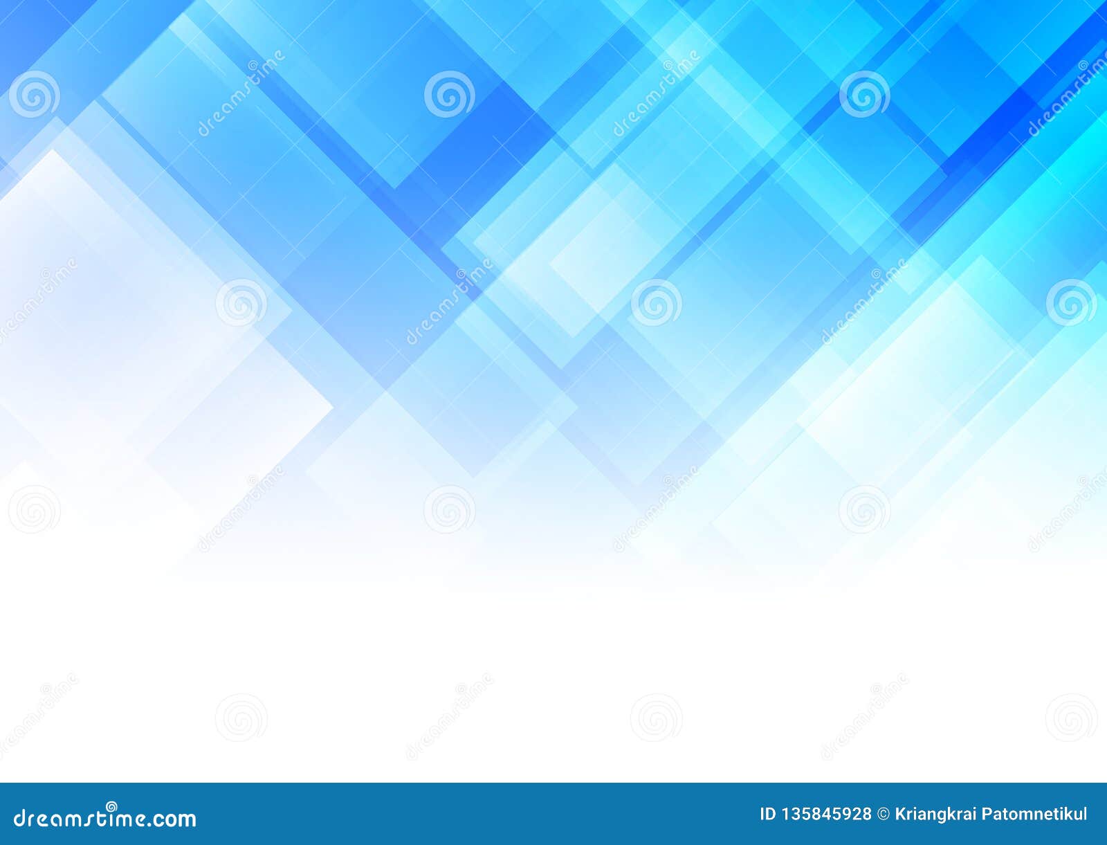 Abstract Blue Background with Square Shapes Stock Vector - Illustration ...