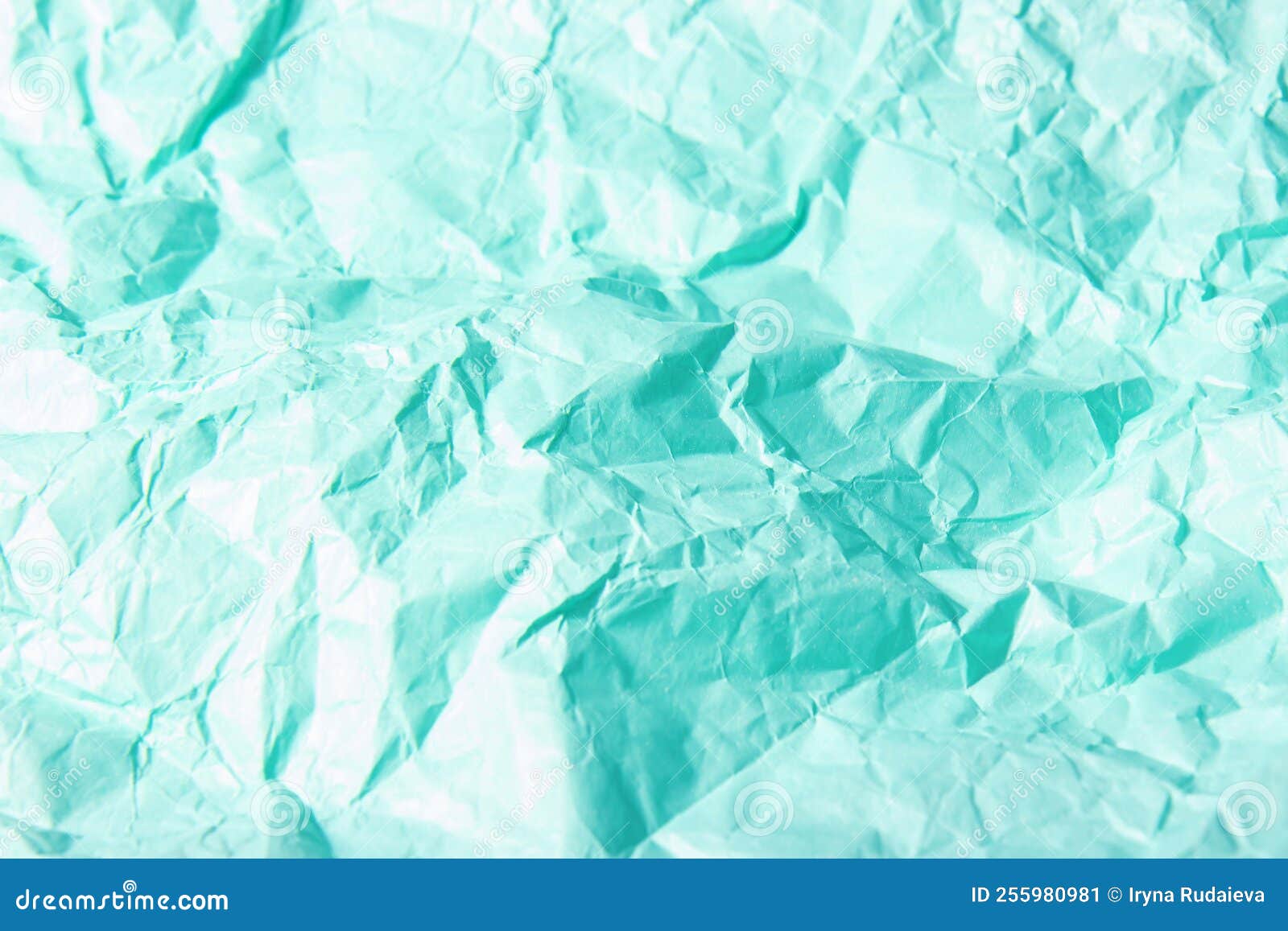Abstract Blue Background. Squeezed Multicolored Craft Paper Stock Image ...