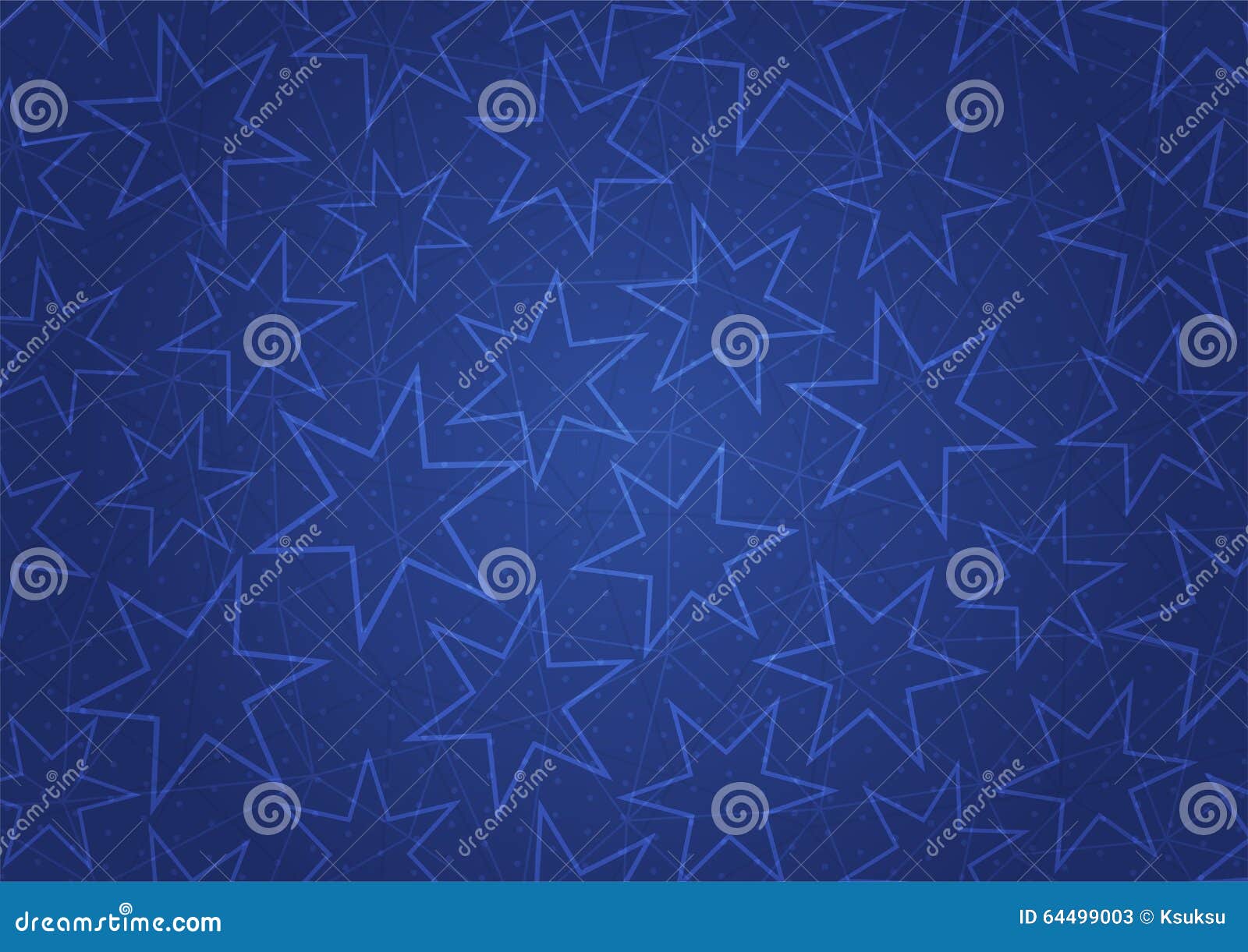Abstract Blue Background with Stars Stock Vector - Illustration of ...