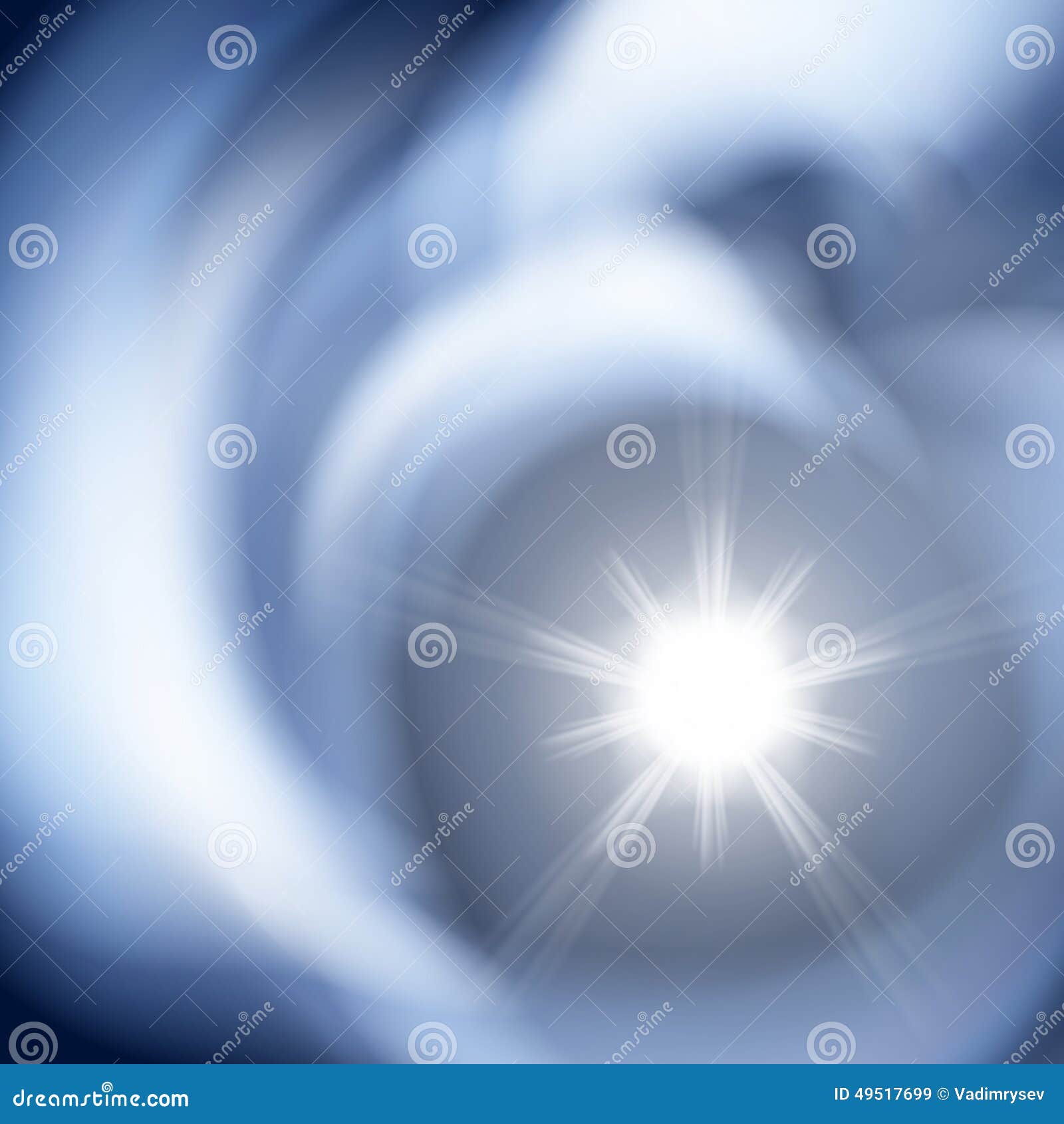 Abstract Blue Background with Sun Stock Vector - Illustration of glow ...