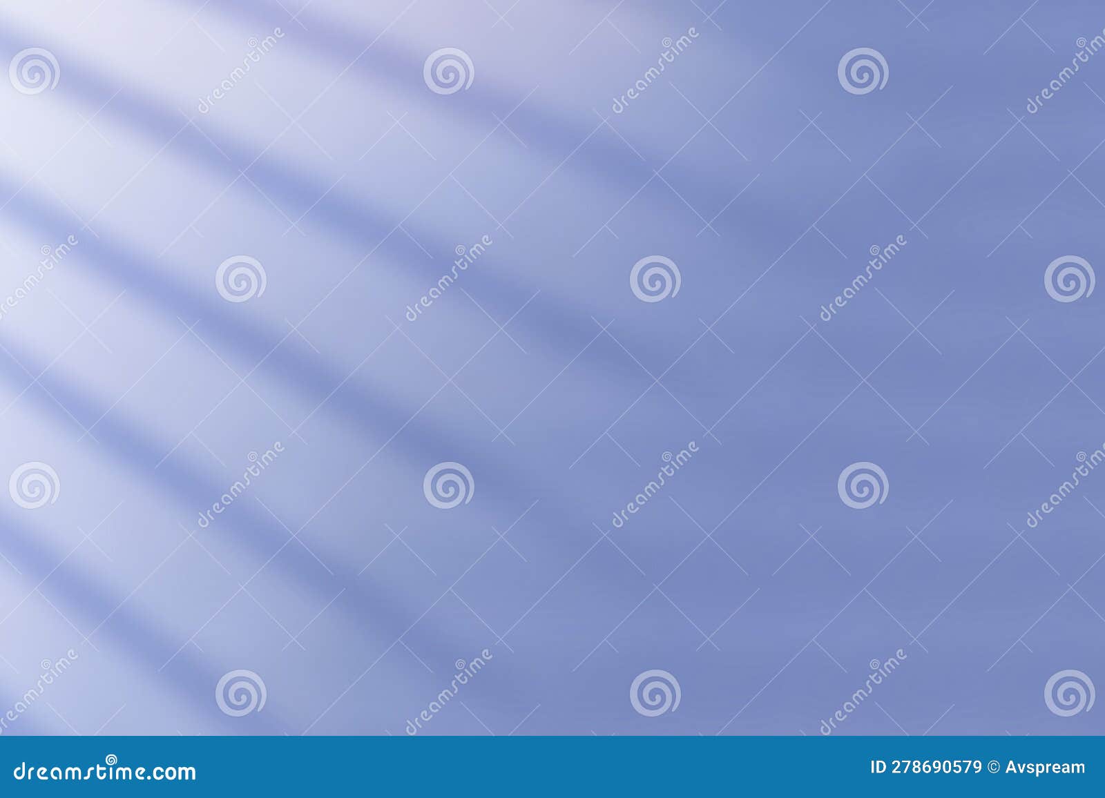 Abstract Blue Background with Sun Rays and Shadow on the Wall Stock ...