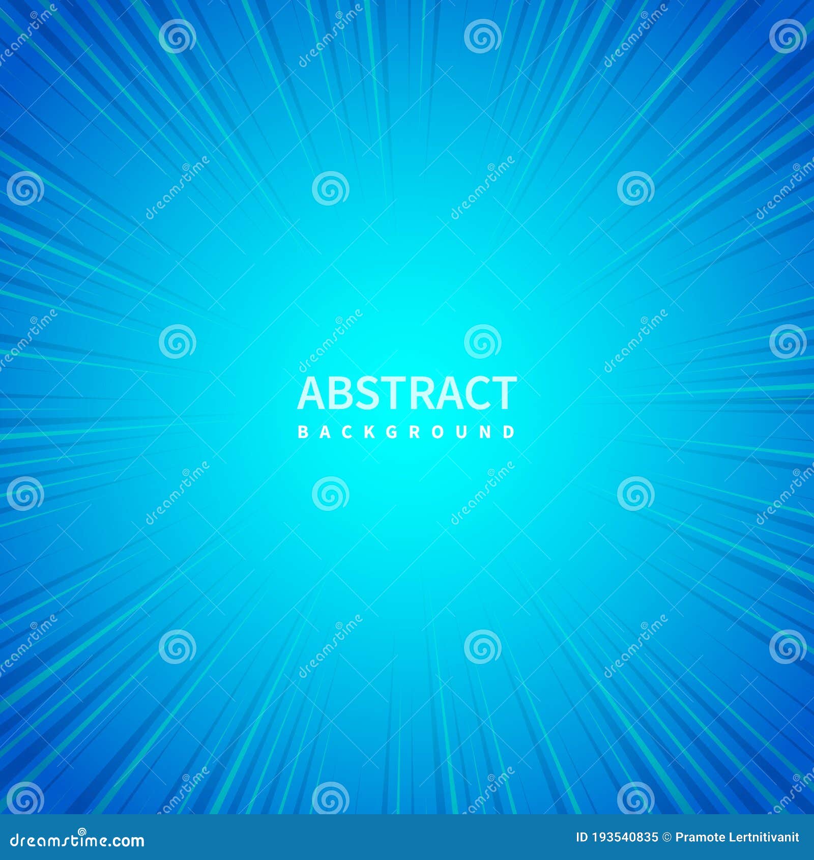 Abstract Blue Background with Sunburst Stock Vector - Illustration of ...