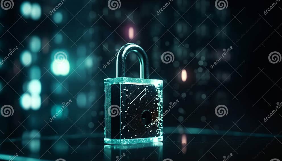 Abstract Blue Background Symbolizes Futuristic Computer Network ...