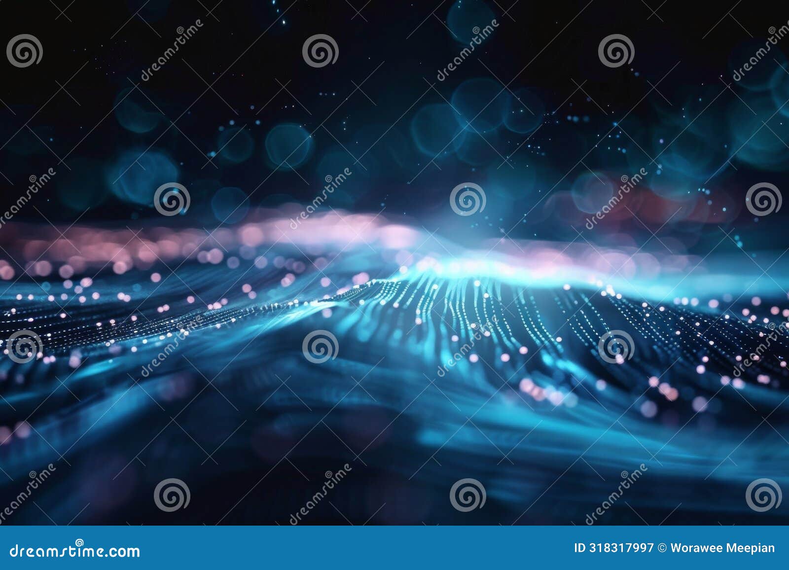 Abstract Blue Background. Technology and Cyberspace Wallpaper Stock ...