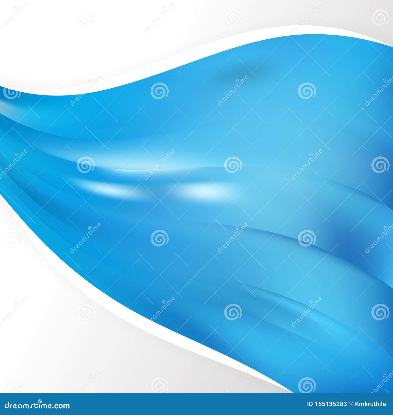 Abstract Blue Background Template Stock Vector - Illustration of ...