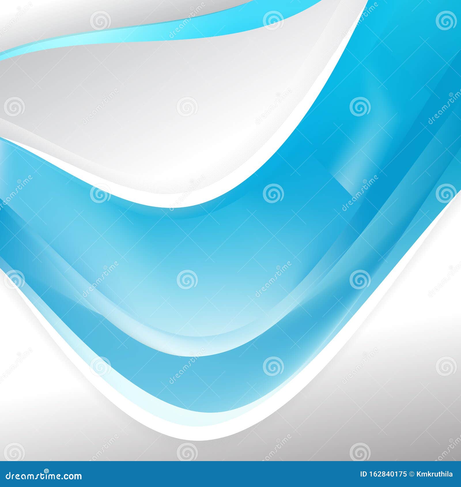 Abstract Blue Background Template Illustration Stock Vector ...