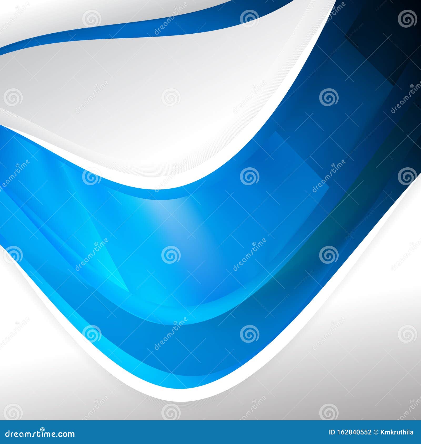 Abstract Blue Background Template Image Stock Vector - Illustration of ...