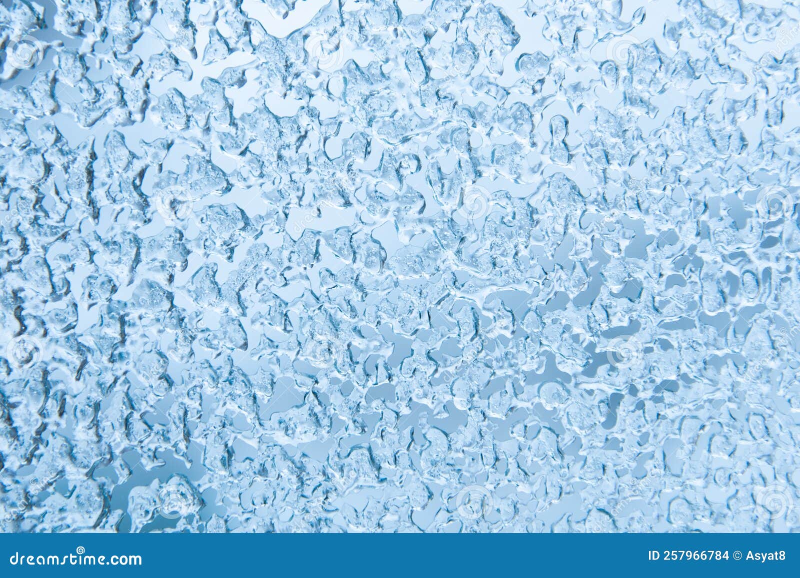 Abstract Blue Background. Texture of Frozen Water, Ice Stock Photo ...