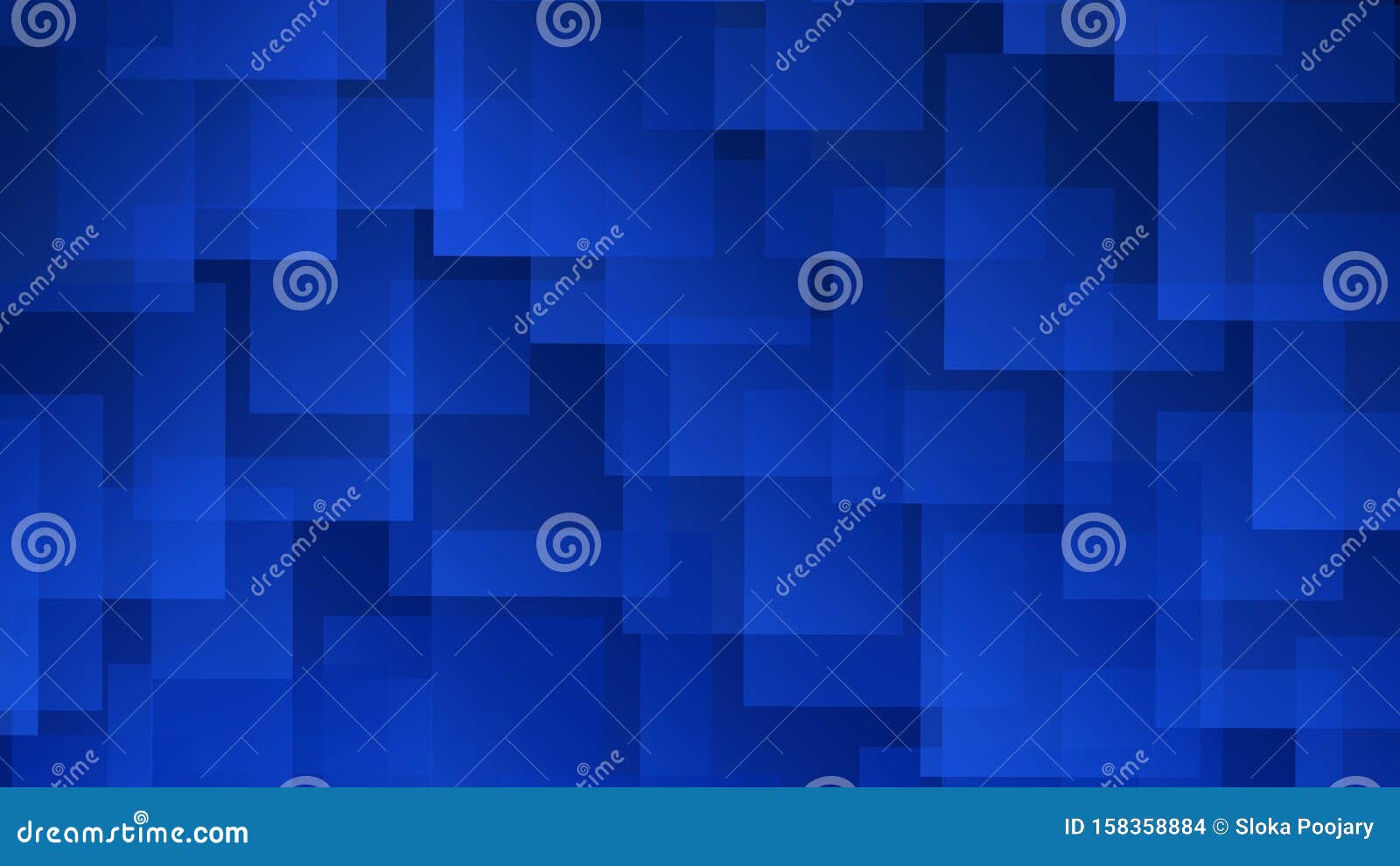 Abstract Blue Background with Transparent Blue Overlapping Squares ...