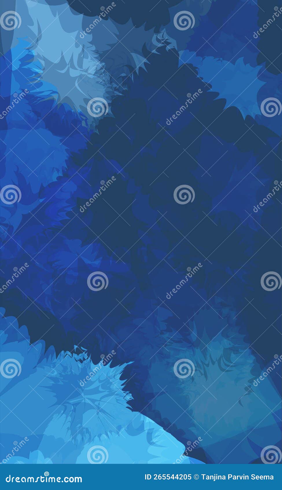 Abstract Blue Background Triangle Pattern and Blocks in Diagonal Lines ...