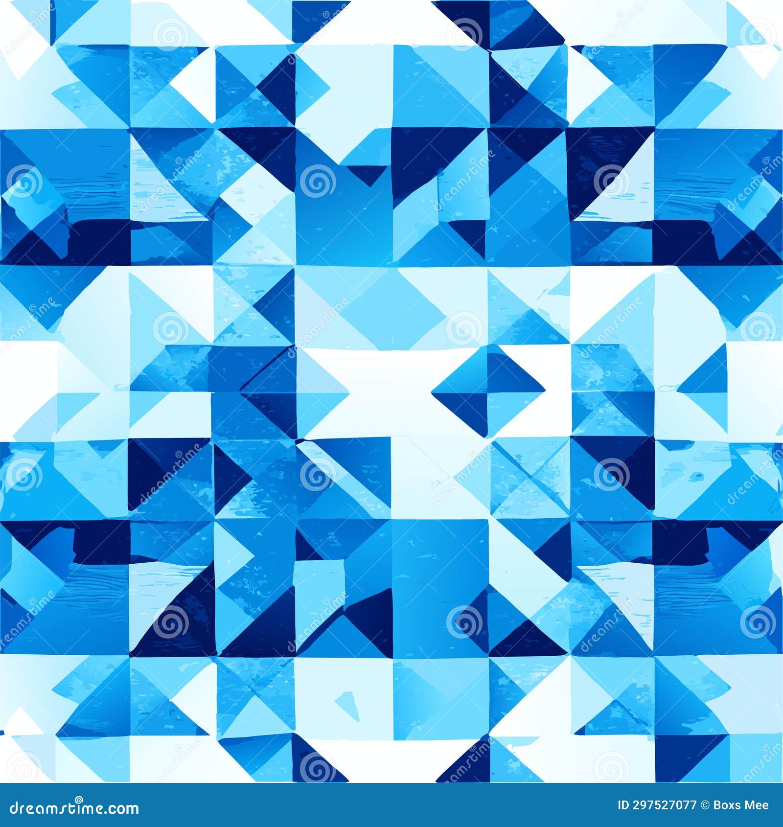 Abstract Blue Background with Triangle Pattern. 3d Rendering, 3d ...