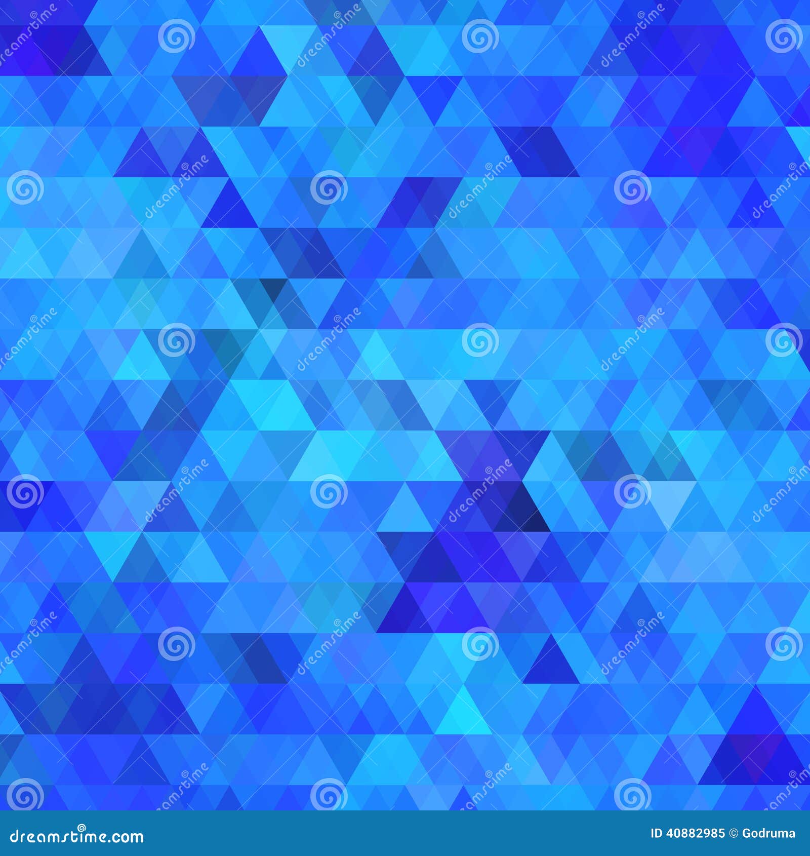 Abstract Blue Background with Triangles Stock Vector - Illustration of ...