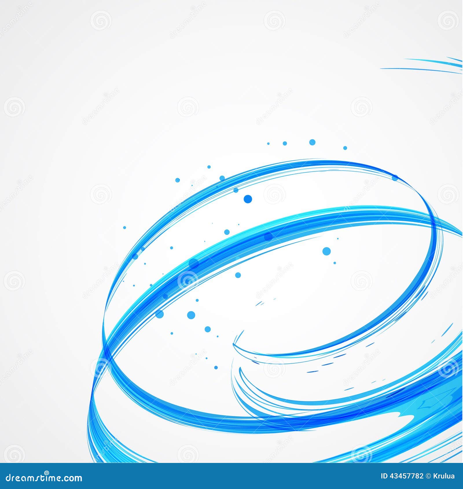 Abstract blue background. stock vector. Illustration of flow - 43457782