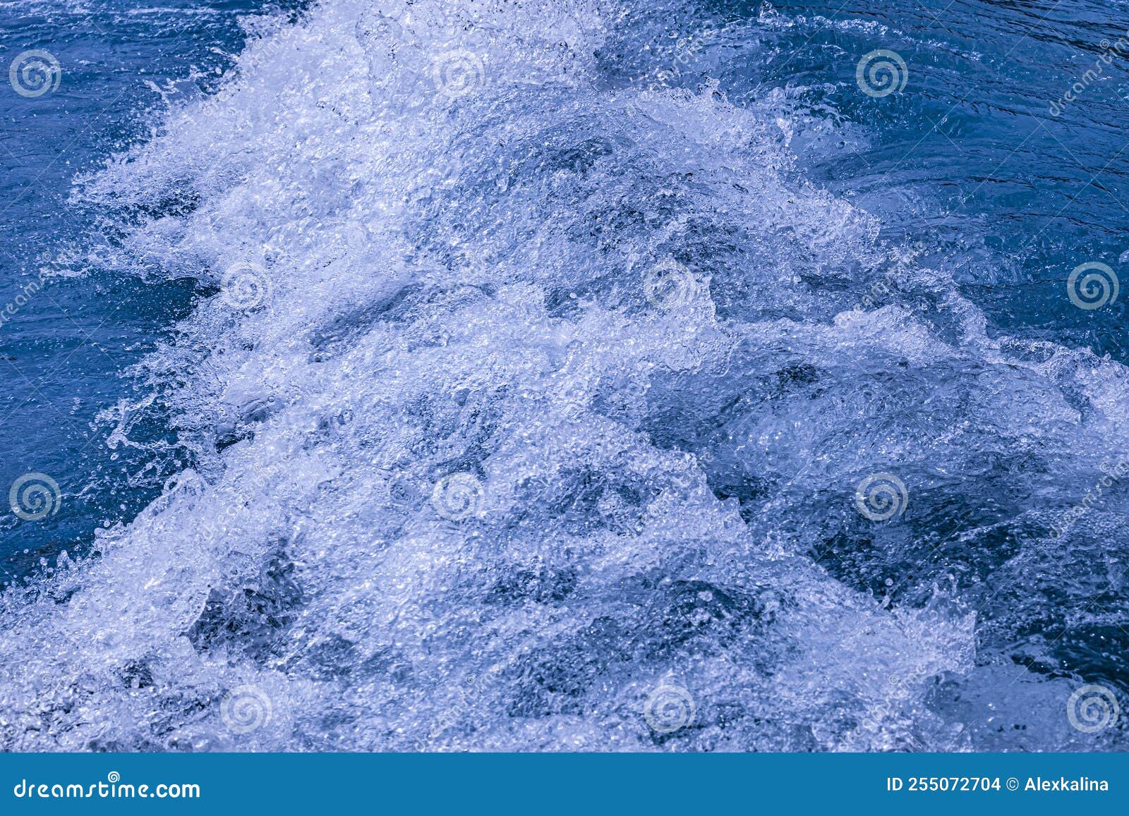 Abstract Blue Background with Water and Waves Stock Photo - Image of ...