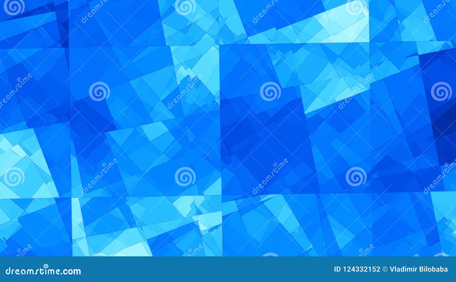 Abstract Blue Geometric Pattern Stock Illustration - Illustration of ...