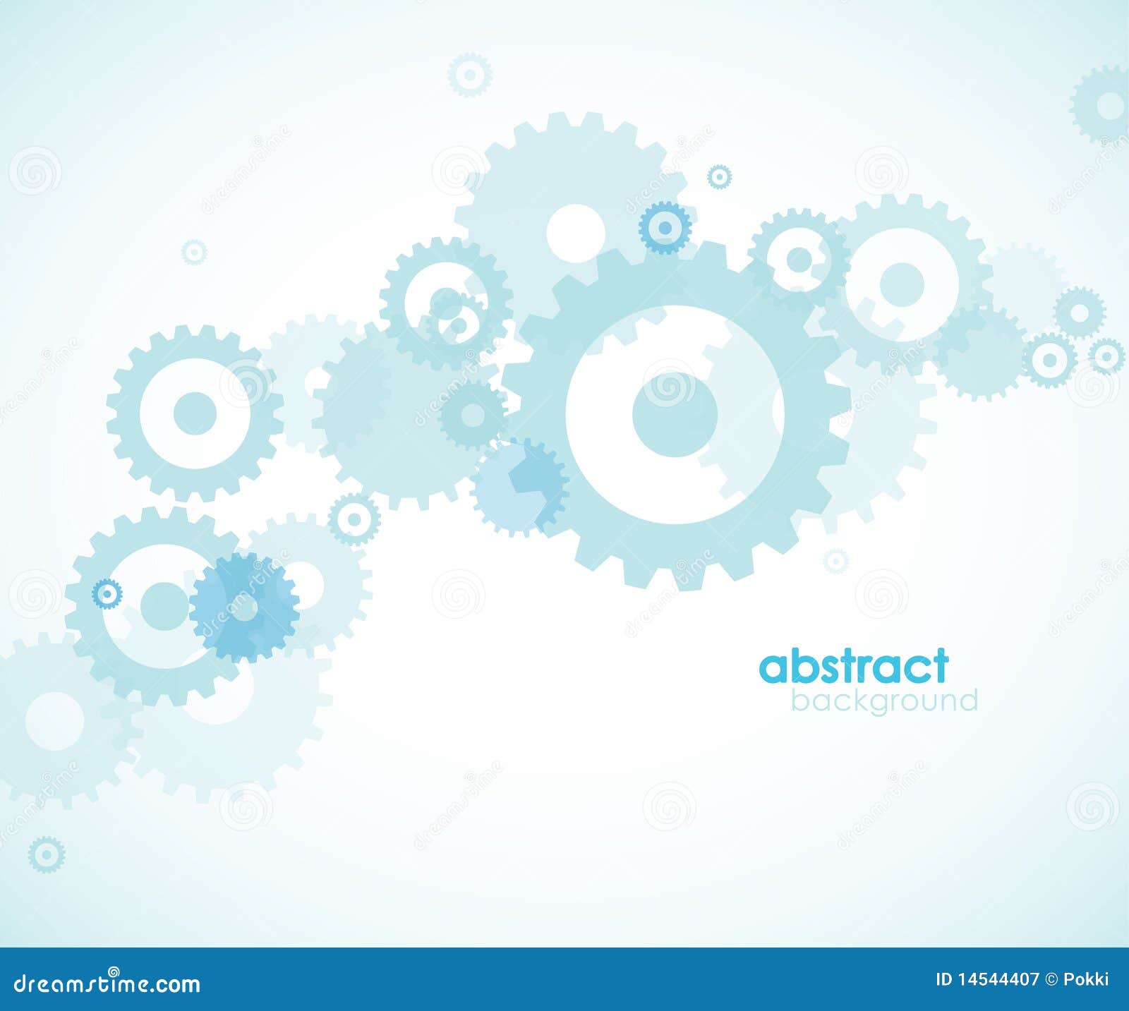 Abstract Blue Background with Wheels. Stock Vector - Illustration of ...
