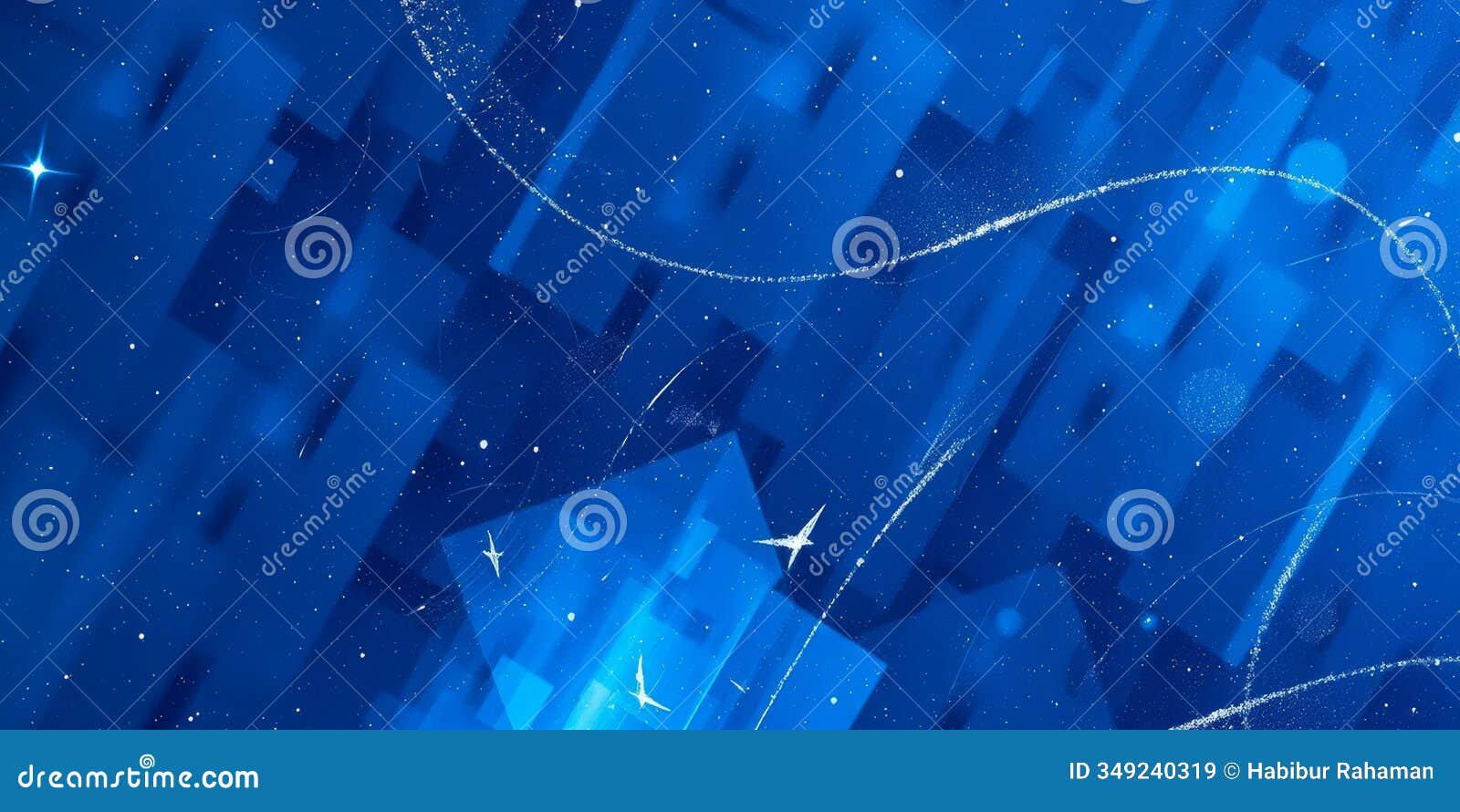 Abstract Blue Background with White Lines and Stars Stock Illustration ... Abstract Blue Background with White Lines and Stars Stock Illustration ...