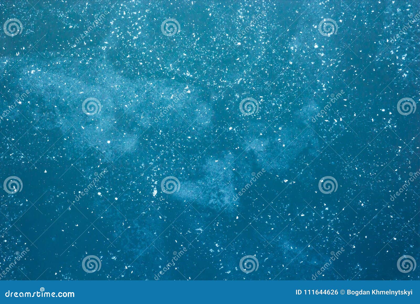 Abstract Blue Background with White Spots, Deep Space with Many Stock ...