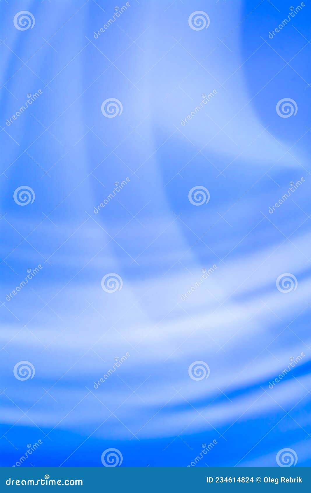 Abstract Blue Background with White Waves. Vertical Backdrop with a ...