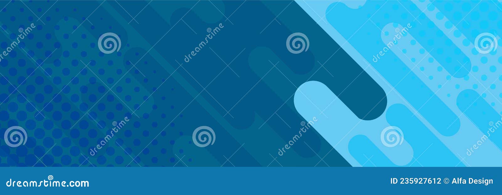 Abstract Blue Banner Background. Vector Abstract Graphic Design Banner ...