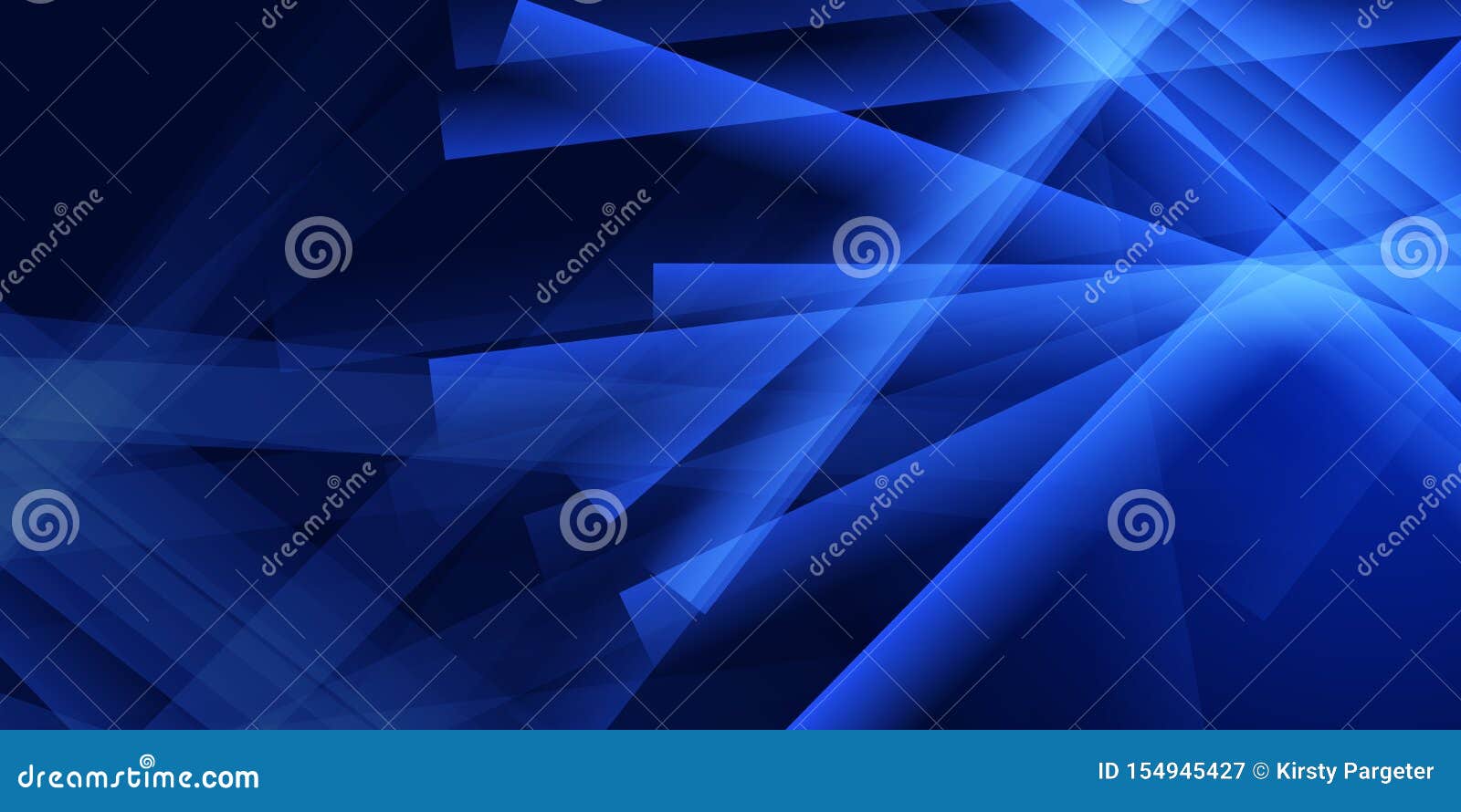 Abstract Blue Banner Design Stock Vector - Illustration of concept ...