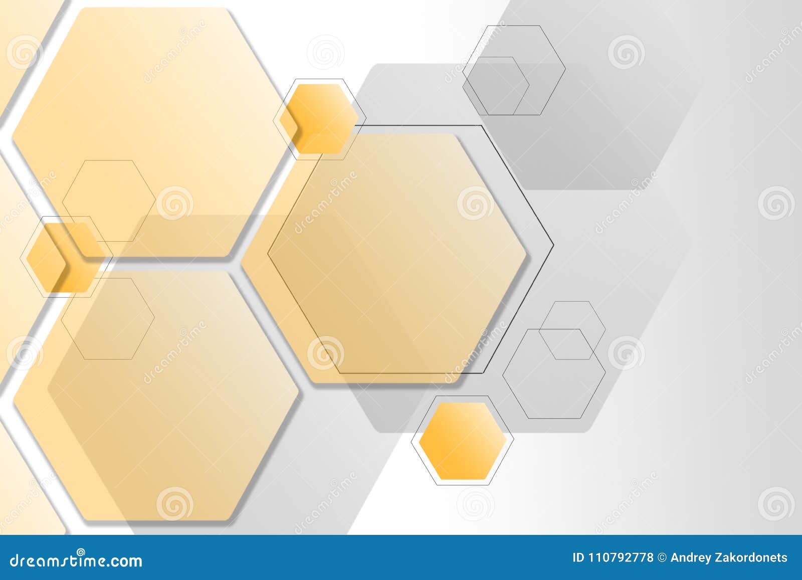Abstract Blue Bee Hive Hexagon and Space Background Stock Illustration ...