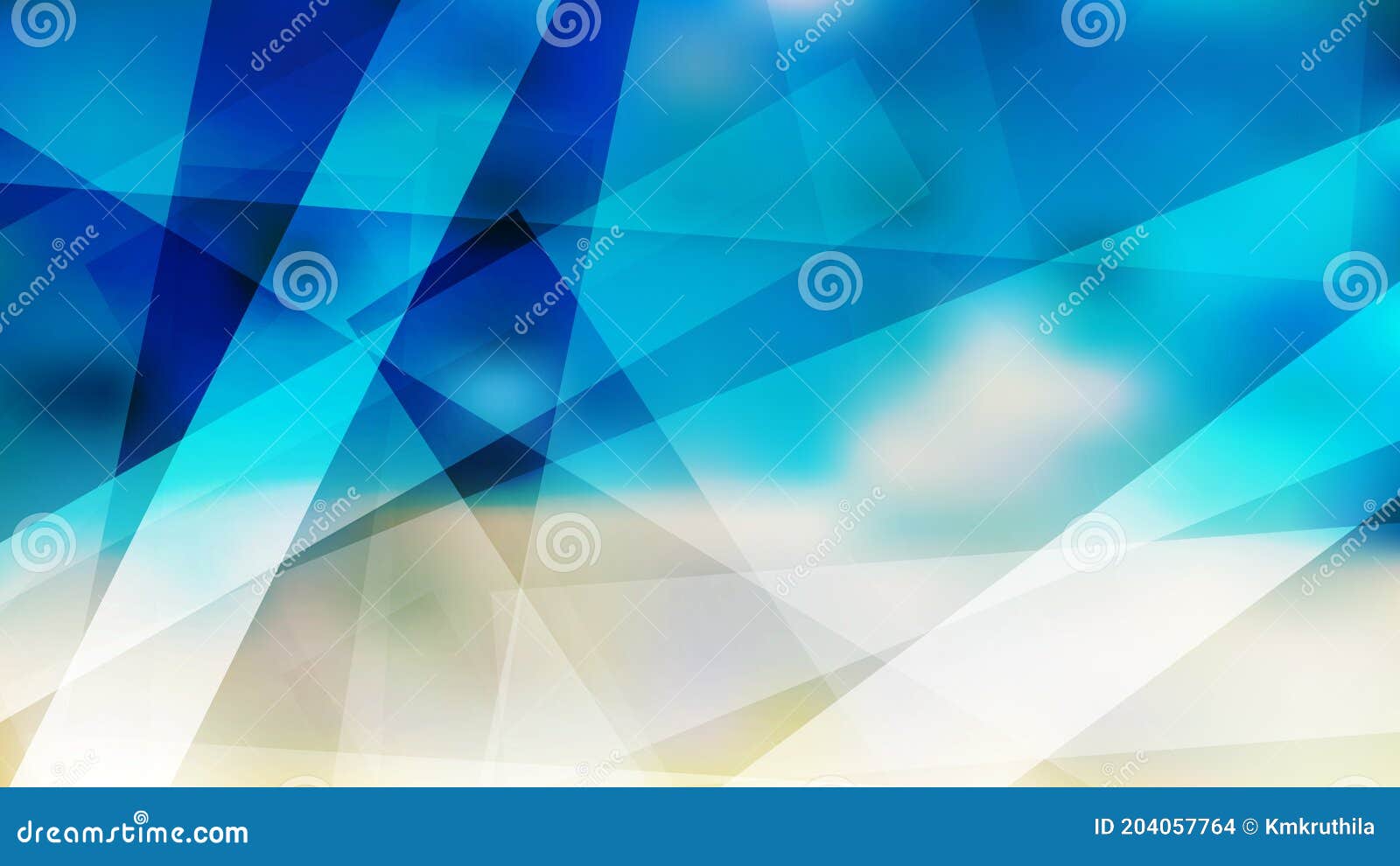 Abstract Blue and Beige Geometric Background Vector Image Stock ...