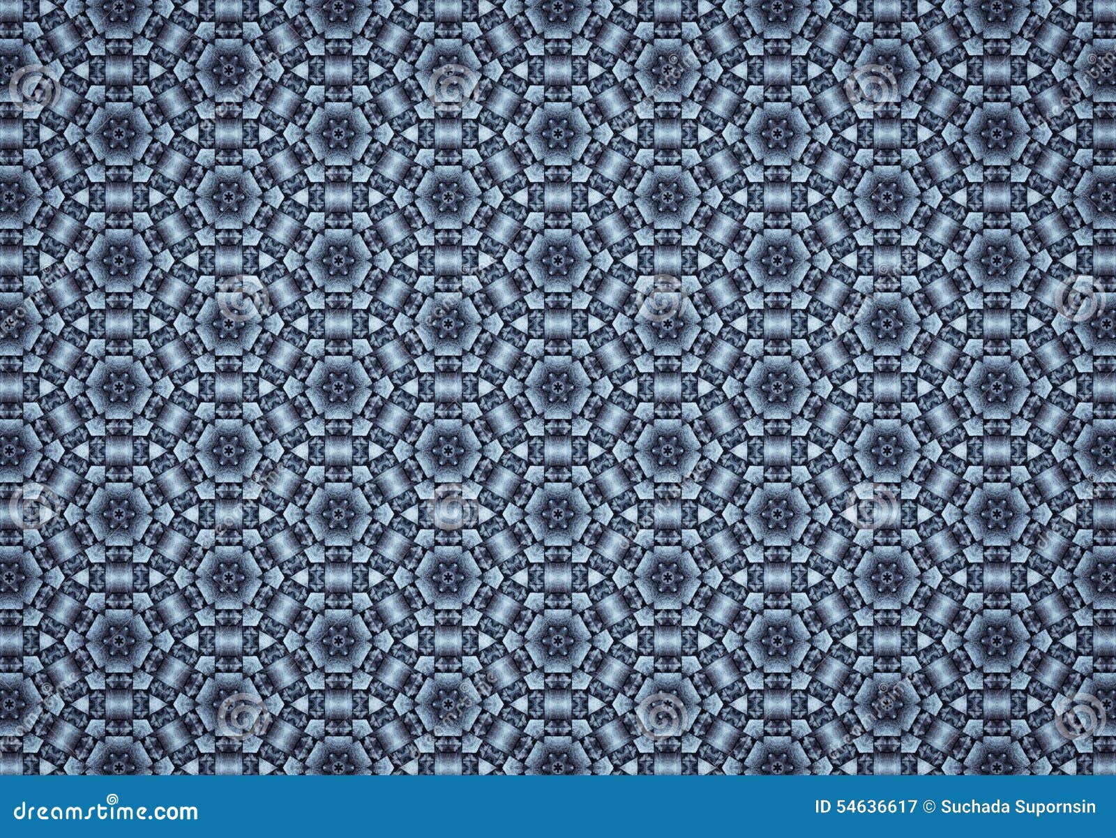 Abstract Blue Blocks Pattern Wallpaper Stock Illustration ...