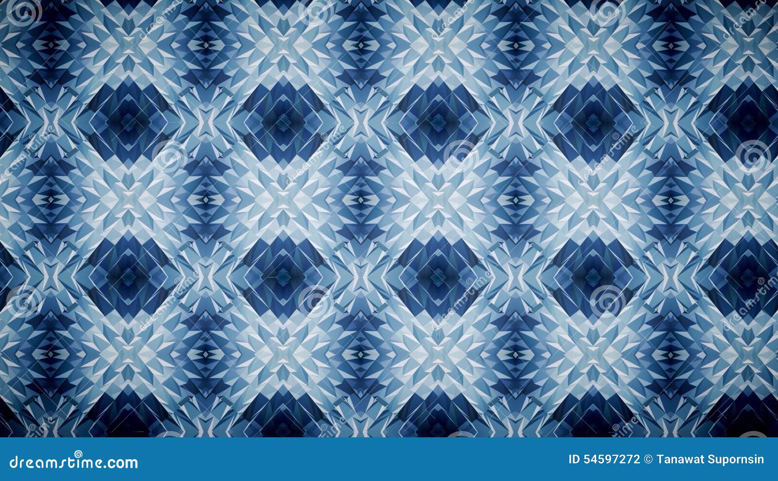 Abstract Blue Blocks Pattern Wallpaper Stock Photo - Image of orange ...