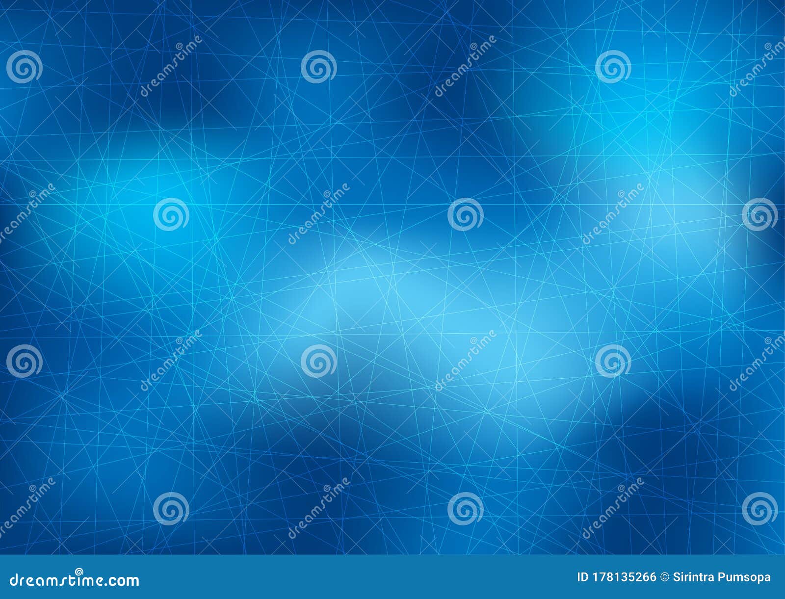 Abstract Blue Blur Color Gradient Background with Random Chaotic Lines ...