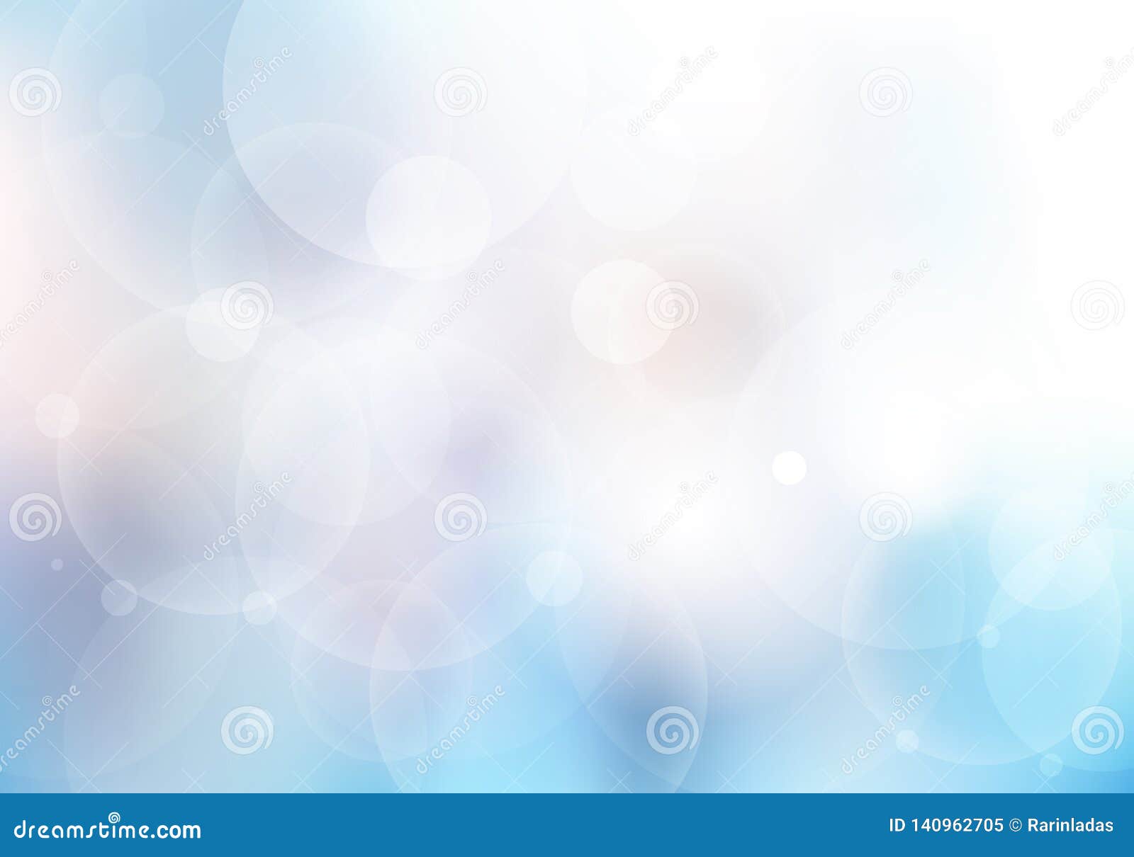 Abstract Blue Blurred Beautiful Background with Bokeh Lights Stock ...
