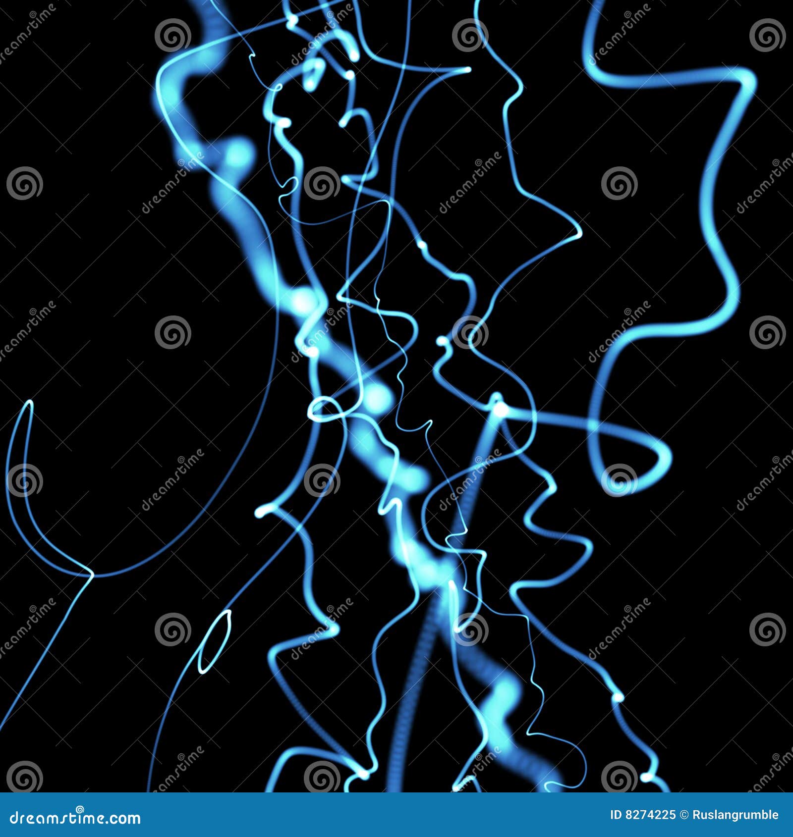 Abstract blue blurry lines stock illustration. Illustration of graphic ...